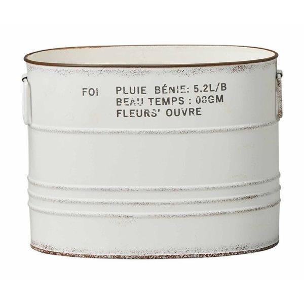 【商品番号：077-24044】/【VAR：75512】date20250303園芸用品 植木鉢・フラワーポット アイアン・ブリキ鉢【友膳】