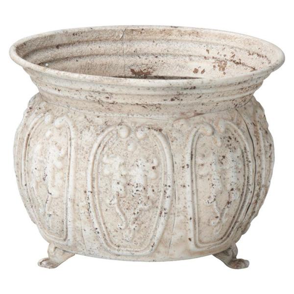 【商品番号：077-24791】/【VAR：31815】date20251001園芸用品 植木鉢・フラワーポット アイアン・ブリキ鉢【友膳】