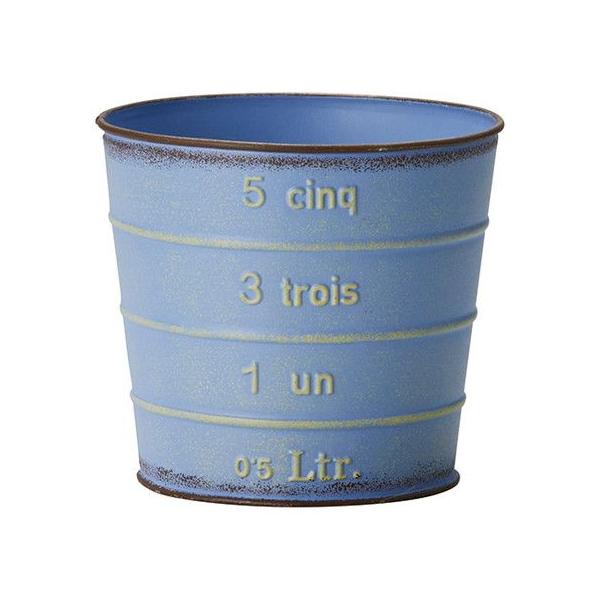 【商品番号：077-25012】/【VAR：87305】date20251001園芸用品 植木鉢・フラワーポット アイアン・ブリキ鉢【友膳】