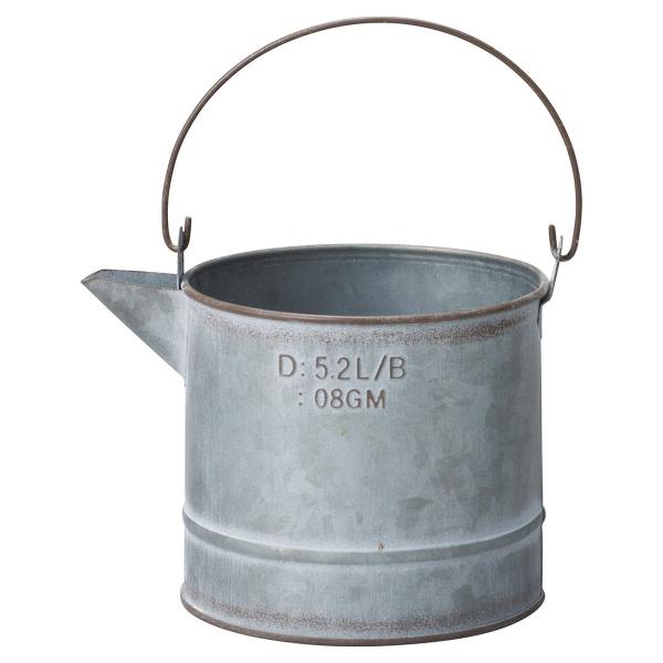 【商品番号：077-25060】/【VAR：87309】date20251001園芸用品 植木鉢・フラワーポット アイアン・ブリキ鉢【友膳】