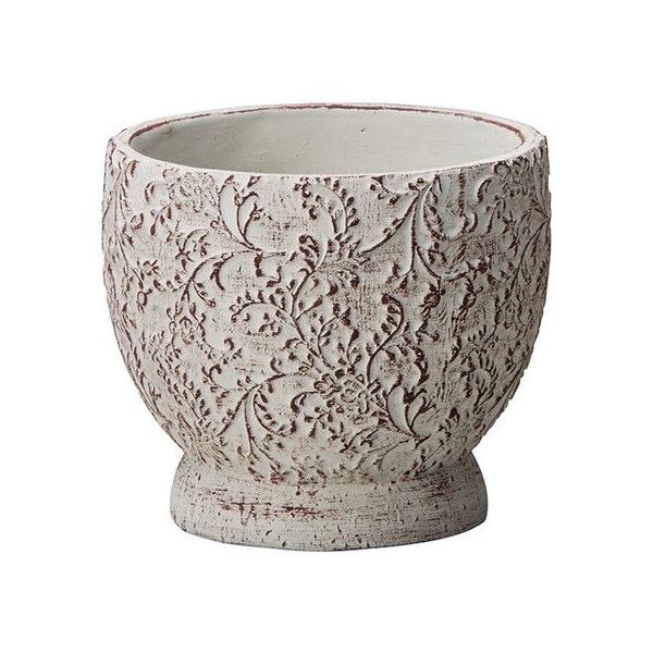 【商品番号：077-25124】/【VAR：31881】date20251001ガーデニング・園芸用品 植木鉢・フラワーポット セメント鉢【友膳】