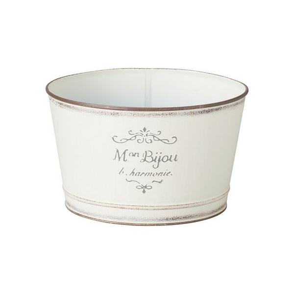 【商品番号：077-25943】/【VAR：32940】date20260224園芸用品 植木鉢・フラワーポット アイアン・ブリキ鉢【友膳】