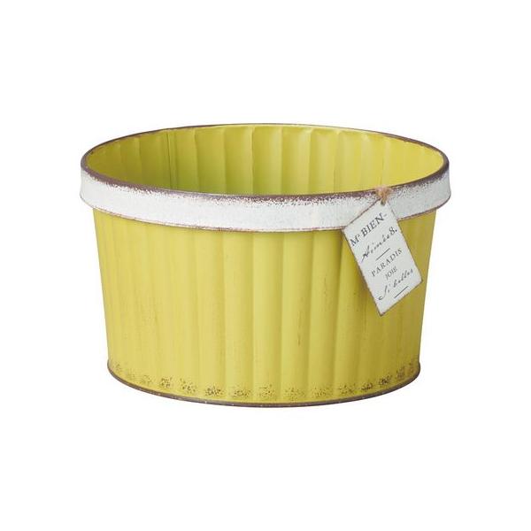 【商品番号：077-25973】/【VAR：32946】date20260224園芸用品 植木鉢・フラワーポット アイアン・ブリキ鉢【友膳】