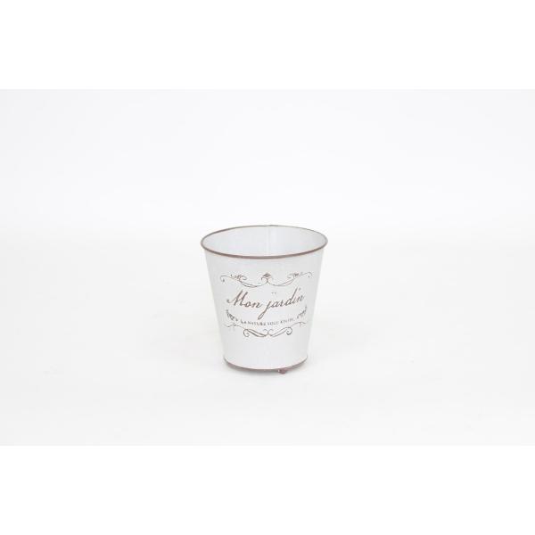 【商品番号：081-03882】/【VAR：23057】date20230930/999color10175園芸用品 植木鉢・フラワーポット アイアン・ブリキ鉢【村田屋産業】