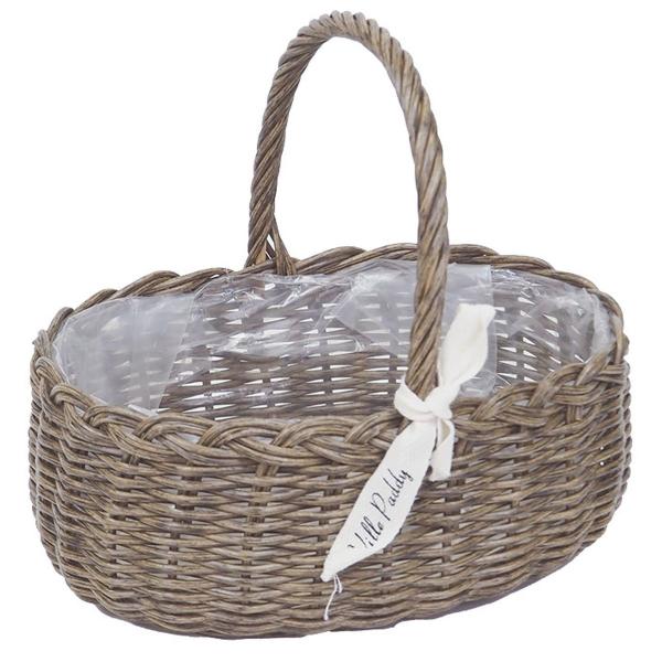 【商品番号：081-04383】/【VAR：74345】date20240427/999color10197かご・バスケット フェイク素材バスケット【村田屋産業】