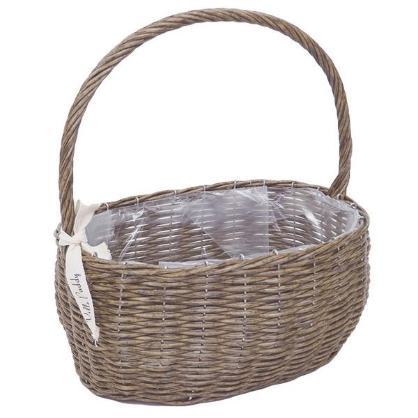 【商品番号：081-04446】/【VAR：74345】date20240427/999color10197かご・バスケット フェイク素材バスケット【村田屋産業】