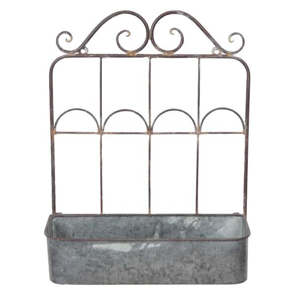 【商品番号：081-04959】/【VAR：】date20250422園芸用品 植木鉢・フラワーポット アイアン・ブリキ鉢【村田屋産業】