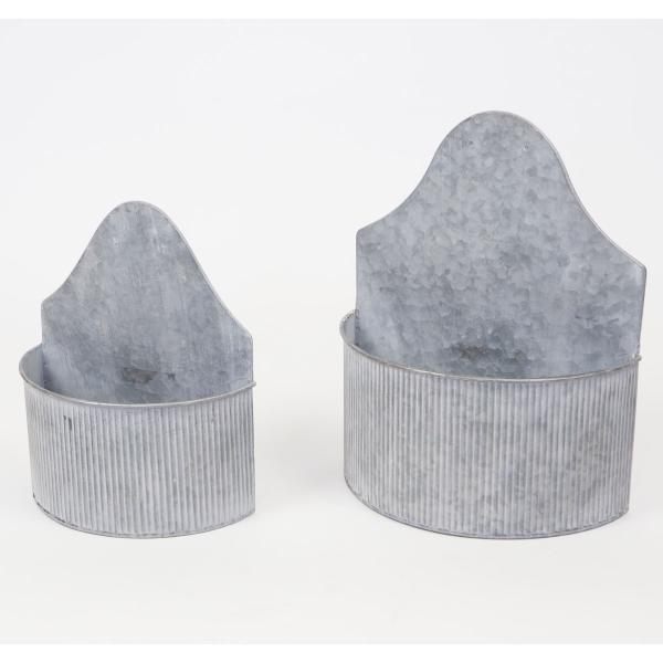 【商品番号：081-05154】/【VAR：】date20250825園芸用品 植木鉢・フラワーポット アイアン・ブリキ鉢【村田屋産業】