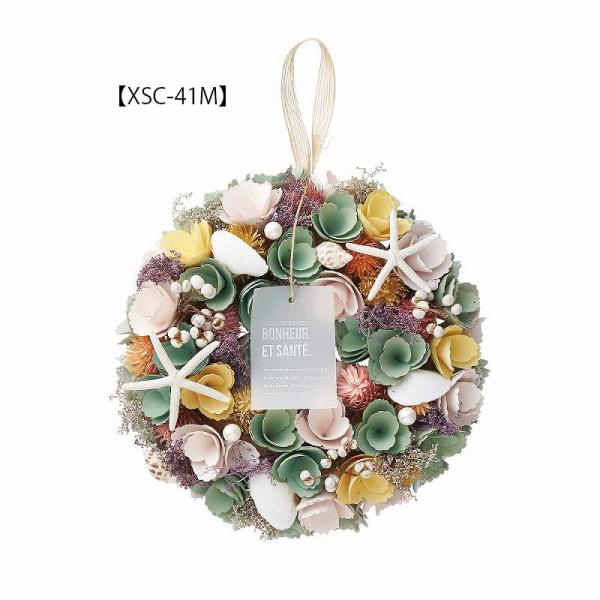 【商品番号：083-07203】/【VAR：33397】date20260224フラワーリース・花リース完成品 ドライフラワーリース【Paseo】