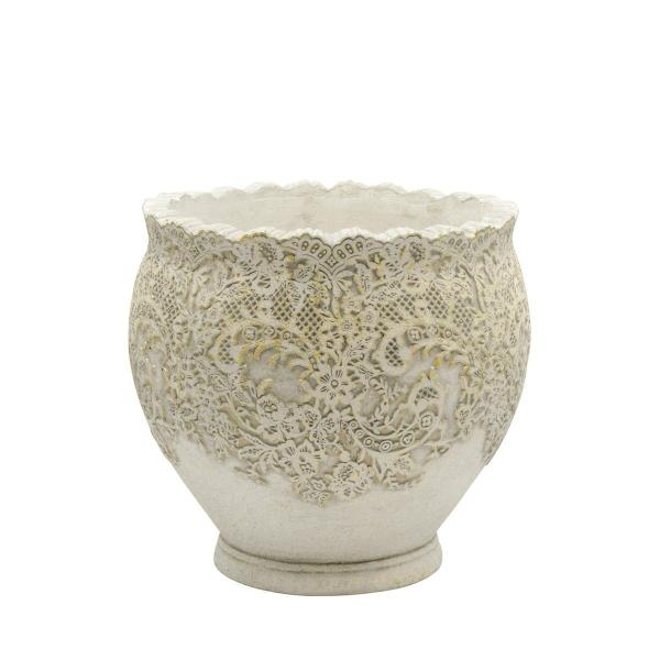 【商品番号：104-09092】/【VAR：73536】20230725new/園芸用品 植木鉢・フラワーポット グラスファイバー鉢【CARNAC】