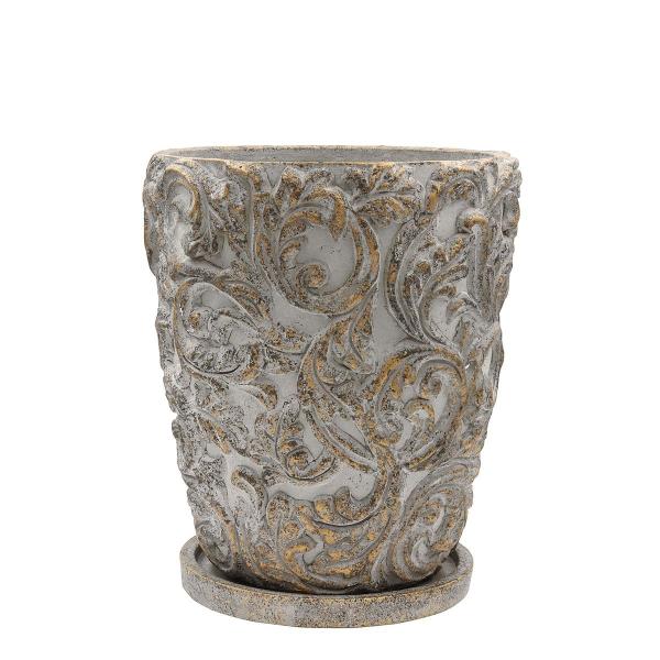 【商品番号：104-11253】/【VAR：75431】date20250224ガーデニング・園芸用品 植木鉢・フラワーポット セメント鉢