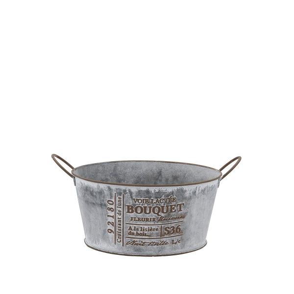 【商品番号：104-11744】/【VAR：30483】カルナック/date20250719園芸用品 植木鉢・フラワーポット アイアン・ブリキ鉢【CARNAC】