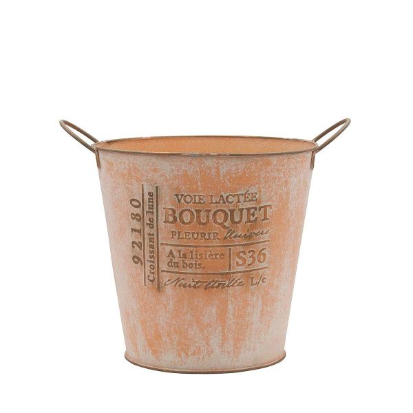 【商品番号：104-11759】/【VAR：84833】date20250719園芸用品 植木鉢・フラワーポット アイアン・ブリキ鉢【CARNAC】