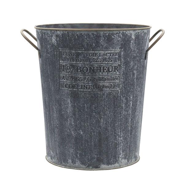 【商品番号：104-11766】/【VAR：30483】カルナック/date20250719園芸用品 植木鉢・フラワーポット アイアン・ブリキ鉢【CARNAC】