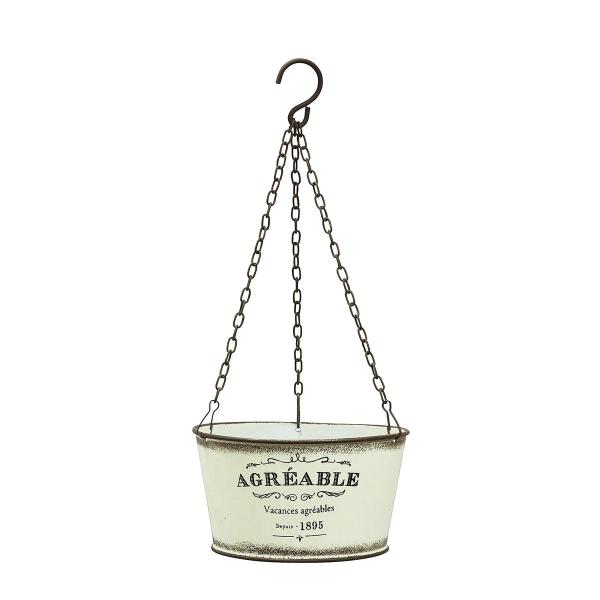 【商品番号：104-11785】/【VAR：84834】date20250719園芸用品 植木鉢・フラワーポット アイアン・ブリキ鉢【CARNAC】