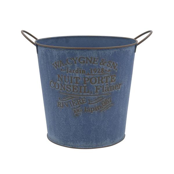 【商品番号：104-12680】/【VAR：85606】date20260120園芸用品 植木鉢・フラワーポット アイアン・ブリキ鉢【CARNAC】