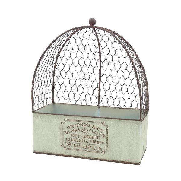 【商品番号：104-12703】/【VAR：31186】カルナック/date20260120園芸用品 植木鉢・フラワーポット アイアン・ブリキ鉢【CARNAC】