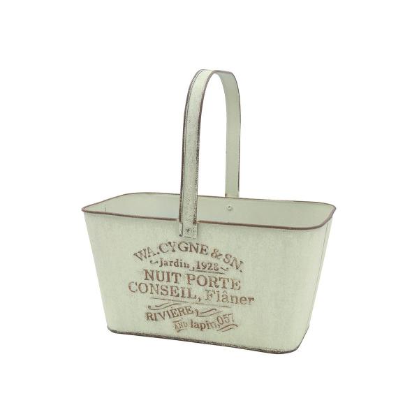 【商品番号：104-12718】/【VAR：31189】カルナック/date20260120園芸用品 植木鉢・フラワーポット アイアン・ブリキ鉢【CARNAC】