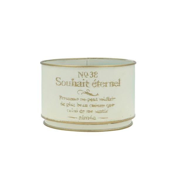 【商品番号：104-12727】/【VAR：24615】カルナック/date20260120園芸用品 植木鉢・フラワーポット アイアン・ブリキ鉢【CARNAC】