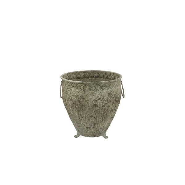 【商品番号：104-13297】/【VAR：31252】カルナック/date20260120園芸用品 植木鉢・フラワーポット アイアン・ブリキ鉢【CARNAC】