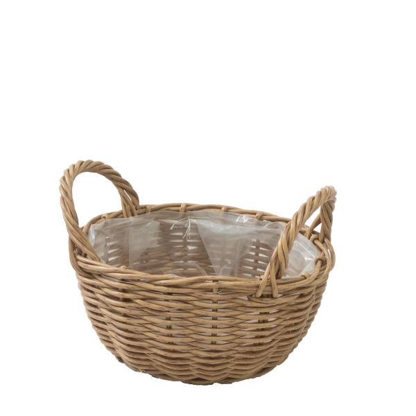 【商品番号：110-01960】/【VAR：83025】date20251126かご・バスケット ロープ編みバスケット【HillTop】