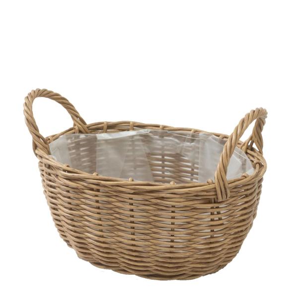 【商品番号：110-01961】/【VAR：83025】date20251126かご・バスケット ロープ編みバスケット【HillTop】