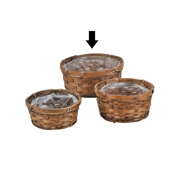 【商品番号：119-00132】/【VAR：42078】4988447242411/20170330newかご・バスケット 花かご・フラワーバスケット