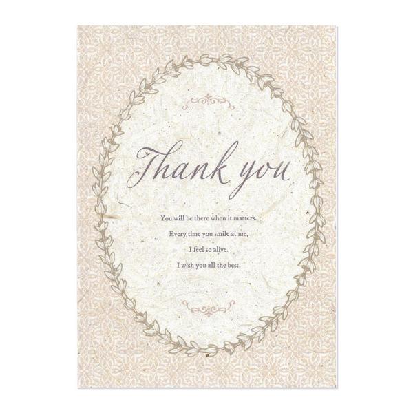 【商品番号：154-00282】/【VAR：】date20250904メッセージカード ありがとう・サンキューカード【cazaro】