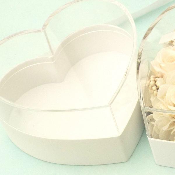 【商品番号：184-00050】/【VAR：70909】20220808new/HEART花器・花瓶 プラスチック・アクリル花器【Hacocoro】