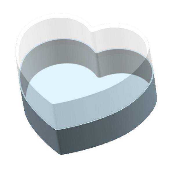 【商品番号：184-00052】/【VAR：70909】20220808new/HEART花器・花瓶 プラスチック・アクリル花器【Hacocoro】