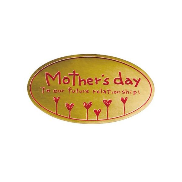 【商品番号：187-01453】/【VAR：】20230317new/ラッピングシール・メッセージシール 母の日シール【HEADS】