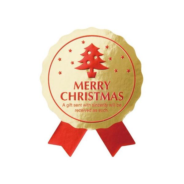 【商品番号：187-01580】/【VAR：】20230317new/クリスマスラッピング クリスマスシール【HEADS】