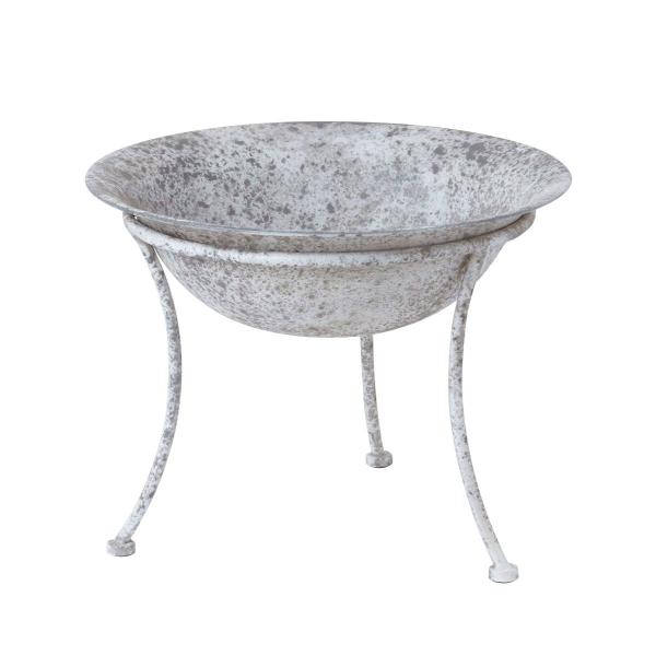 【商品番号：188-00824】/【VAR：23521】date20240323園芸用品 植木鉢・フラワーポット アイアン・ブリキ鉢【DELLKI】