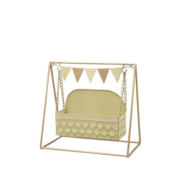 【商品番号：188-01213】/【販売単位】2個 ※表示価格は、この単位での金額となります/【VAR：30351】date20250505園芸用品 植木鉢・フラワーポット アイアン・ブリキ鉢【DELLKI】