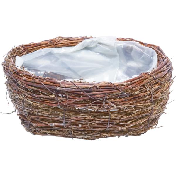 【商品番号：207-01034】/【VAR：80959】date20240311/かご・バスケット 花かご・フラワーバスケット【ホワイエ】