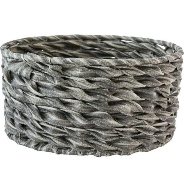 【商品番号：207-02339】/【VAR：88173】date20251027かご・バスケット フェイク素材バスケット【ホワイエ】