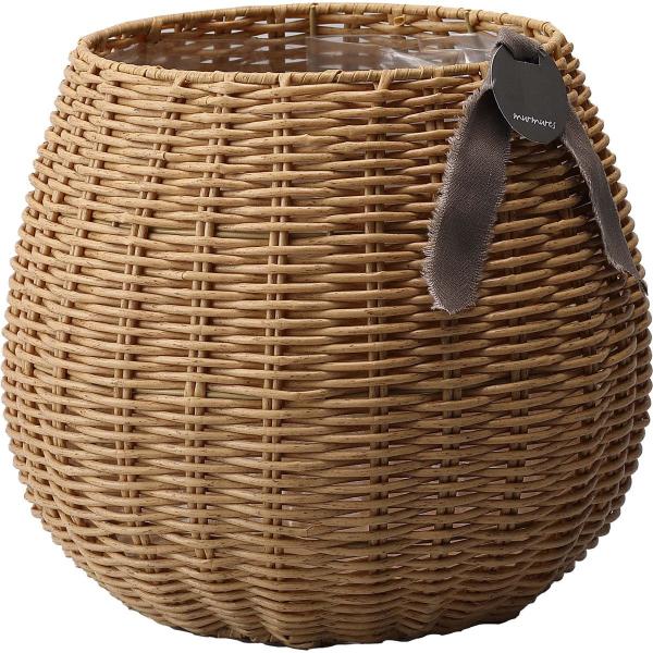 【商品番号：216-01239】/【VAR：30094】date20250318/sdgs02かご・バスケット フェイク素材バスケット【ミュールミル】