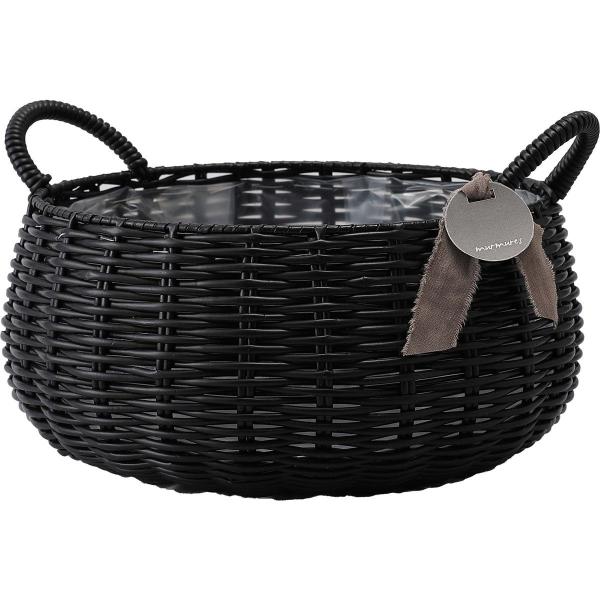 【商品番号：216-01254】/【販売単位】4個 ※表示価格は、この単位での金額となります/【VAR：30094】date20250318/sdgs02かご・バスケット フェイク素材バスケット【ミュールミル】