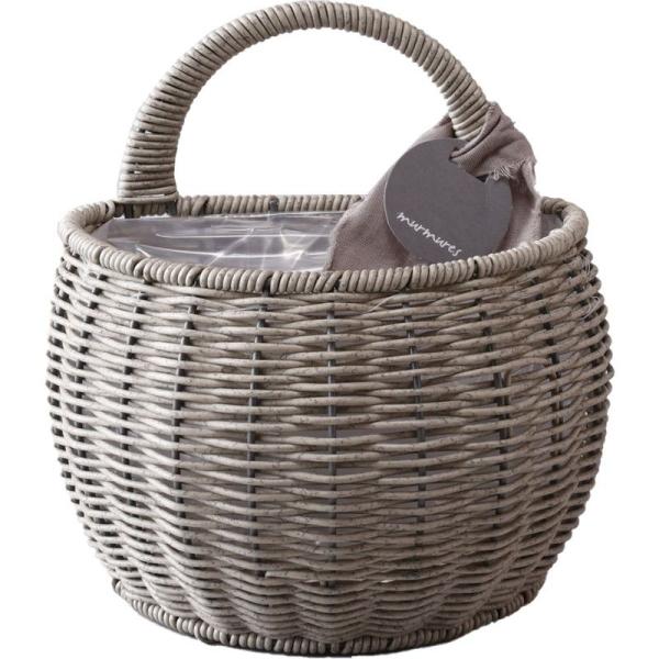 【商品番号：216-01279】/【VAR：84440】date20250318/sdgs02かご・バスケット フェイク素材バスケット【ミュールミル】