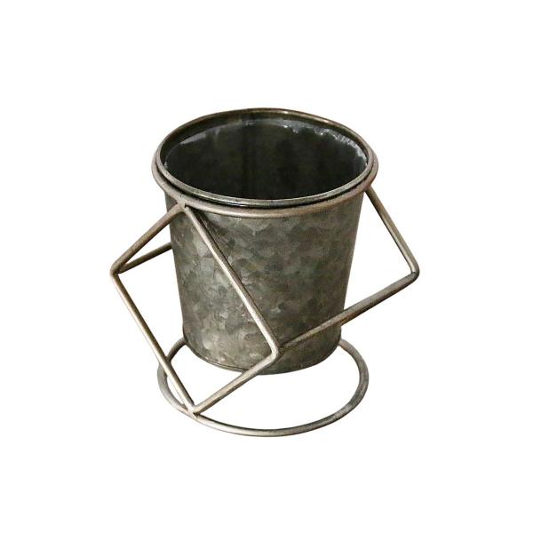 【商品番号：224-00313】【VAR：33117】date20260305 園芸用品 植木鉢・フラワーポット アイアン・ブリキ鉢 ガーデニング雑貨 ガーデン雑貨 ガーデニング用品 ガーデン用品 ガーデニング ガーデン お庭 ベランダ リ...