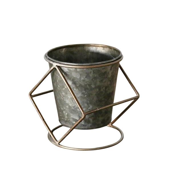 【商品番号：224-00314】【VAR：33117】date20260305 園芸用品 植木鉢・フラワーポット アイアン・ブリキ鉢 ガーデニング雑貨 ガーデン雑貨 ガーデニング用品 ガーデン用品 ガーデニング ガーデン お庭 ベランダ リ...