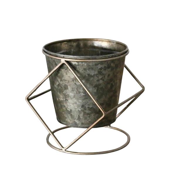 【商品番号：224-00315】【VAR：33117】date20260305 園芸用品 植木鉢・フラワーポット アイアン・ブリキ鉢 ガーデニング雑貨 ガーデン雑貨 ガーデニング用品 ガーデン用品 ガーデニング ガーデン お庭 ベランダ リ...