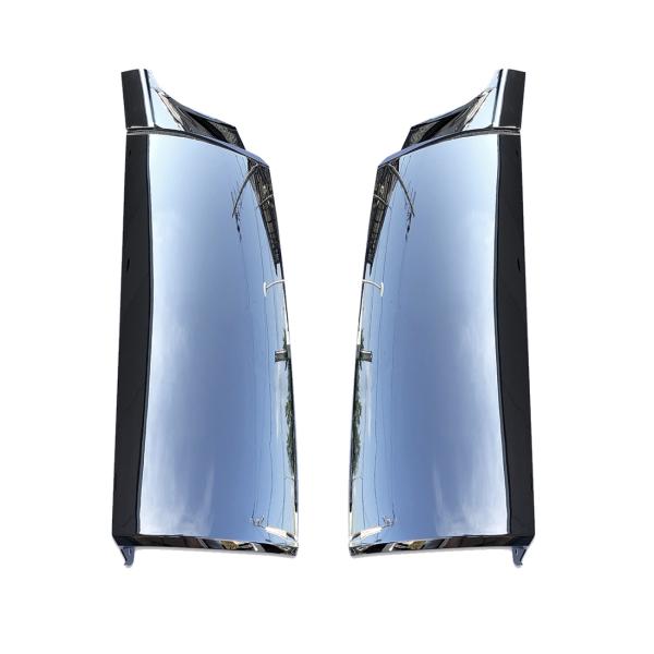 RM-T007LR 平成17年1月?平成29年3月の日産 UD クオン 大型車に装着可能です。装着は既存のピンやボルトをご使用ください。 材質はABS製でメッキ加工を施した商品になります。新品・未使用品ですが社外品になりますので多少の輸送傷...