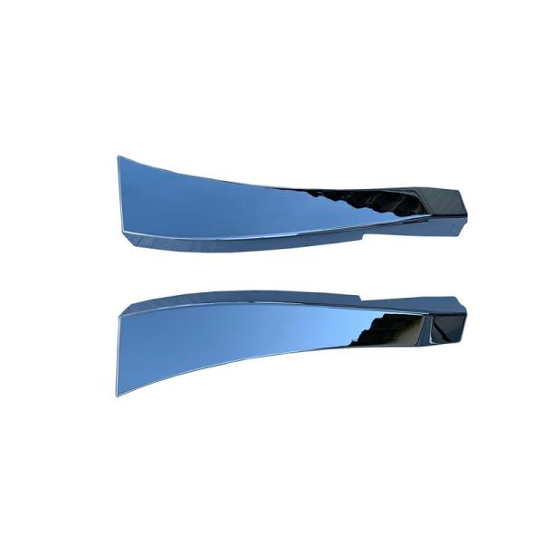 新型 日野 17 プロフィア メッキ サイド ドア アンダー ガーニッシュ 2017.5〜 ■適合車種 ・日野 17 プロフィア ・平成29年5月(2017.5)〜 ※ローキャブやダンプ標準ルーフ等の２段ステップ車両には装着不可 サイドビュ...