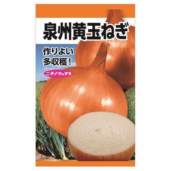 ●品種の特徴「泉州黄玉ねぎ」は泉州黄（せんしゅうき）とも呼ばれ、丈夫で作りやすい、昔ながらなじみ深い中生玉ねぎです。貯蔵性にも優れ、吊り玉にすれば10月上旬くらいまでの貯蔵が可能です。常備野菜の代表、タマネギ！和洋中どんな料理にでも使われる...