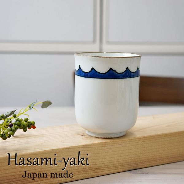 内容／ゆのみ 1個 （単品）サイズ／約 口径7.5cm×高さ 9.2cm 155g/個素材／磁器生産地／日本製 波佐見焼食器洗浄機 使用可能 〇電子レンジ 使用可能 〇※商品の特性上、色ムラ・濃さの違い・にじみ・絵の具とび・鉄粉などの個体差...