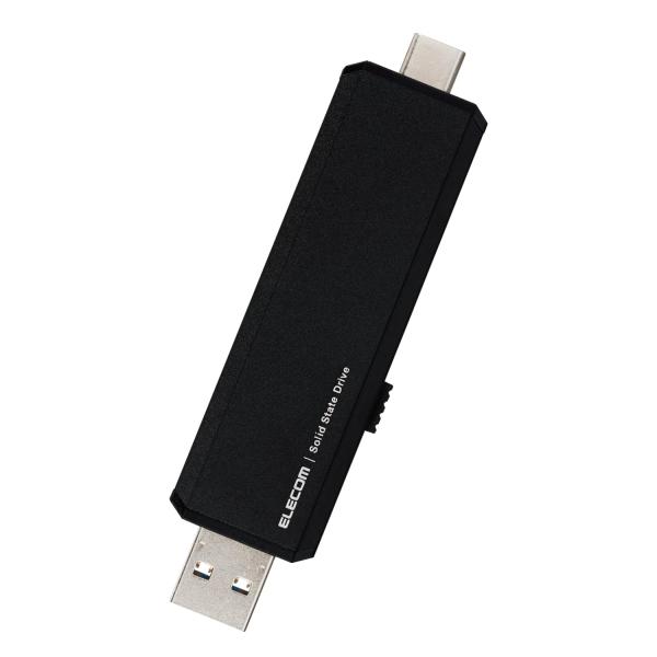 カラー：ブラックサイズ：1TB読み込み最大600MB/s・書き込み最大500MB/sの高速データ転送を実現する、USB 10Gbps(USB3.2(Gen2))外付けポータブルSSDです。USB-Aコネクターに加え、USB Type-C(T...