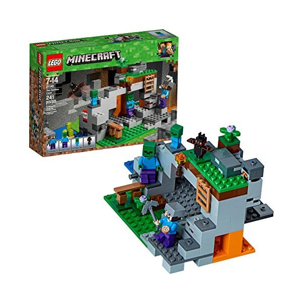 カラー：マルチカラーサイズ：241子供たちはおもちゃの石炭、レッドストーン、ゴールド、ダイヤモンドの鉱石要素を備えたこのレゴ マインクラフトのおもちゃの洞窟を組み立てるのが大好きになるでしょう。この建物用おもちゃには、マインクラフトゲームの...