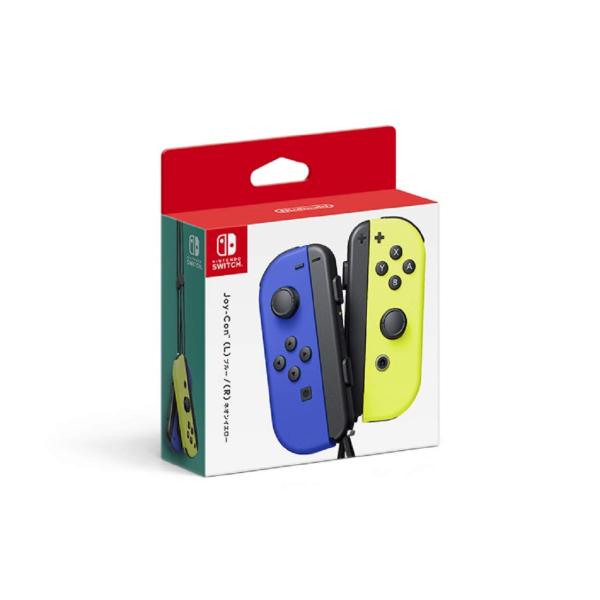 カラー：ブルー/ネオンイエロー「Joy-Con(L)ブルー」と「Joy-Con(R)ネオンイエロー」に「Joy-Conストラップ(ブラック)」が2個付いたセットです。本体が1台でも、ソフトによっては「Joy-Con」のみを持ち寄ることで多人...