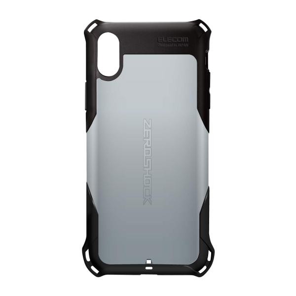 カラー：シルバーサイズ：1)単品スタイル：001_iPhone XR[対応機種] iPhone XR / 6.1インチ6つの衝撃吸収構造でiPhoneを衝撃から守るiPhone2018/6.1インチ用ZEROSHOCKケースです。最も大きな...